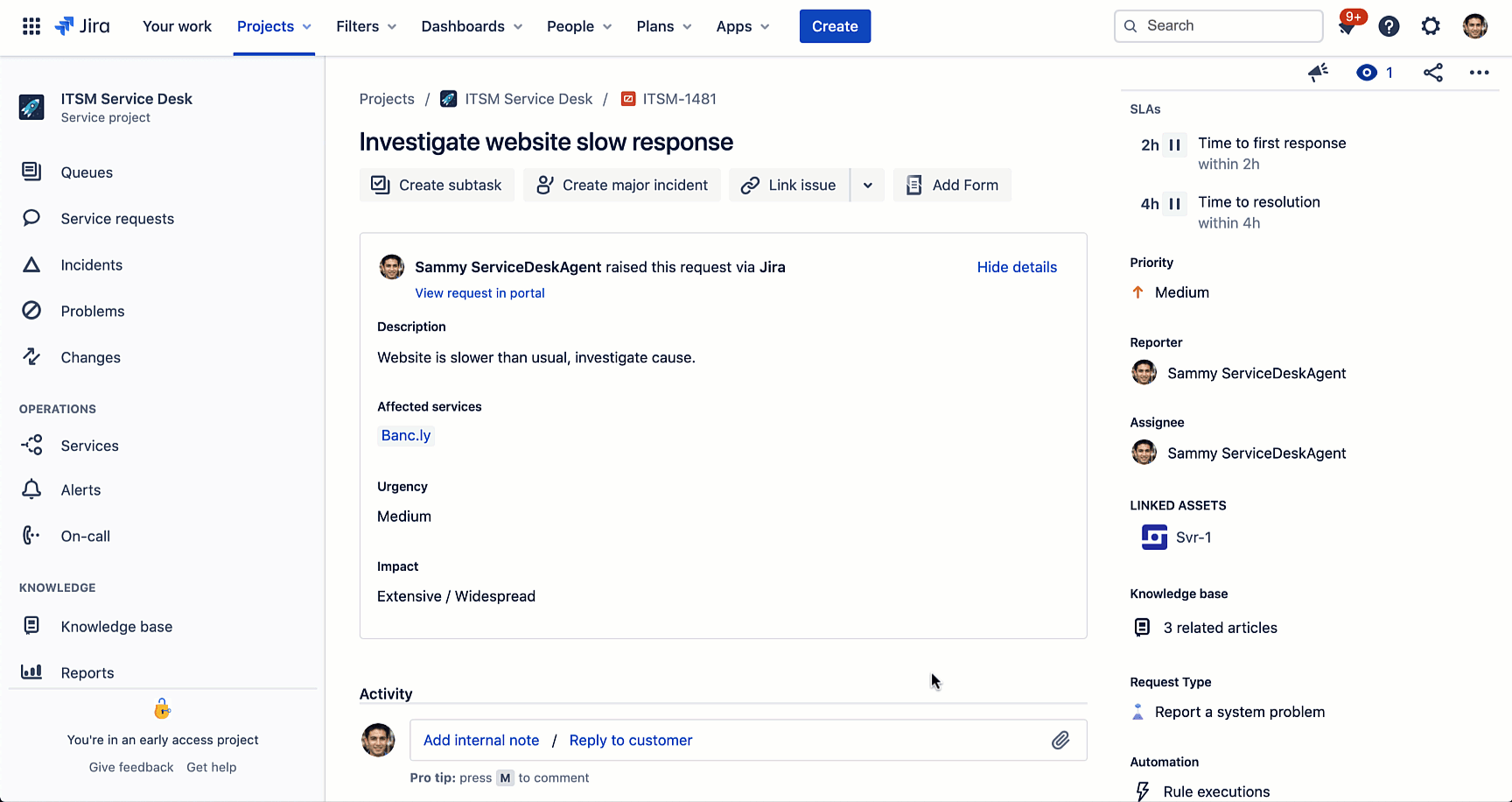 What's new in Jira Service Management - Atlassian Insight